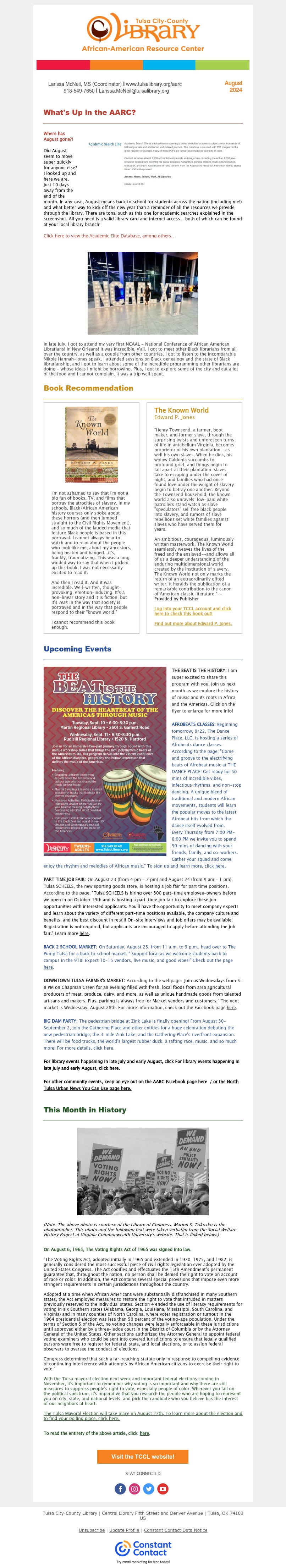 African American Resource Center | Tulsa Library